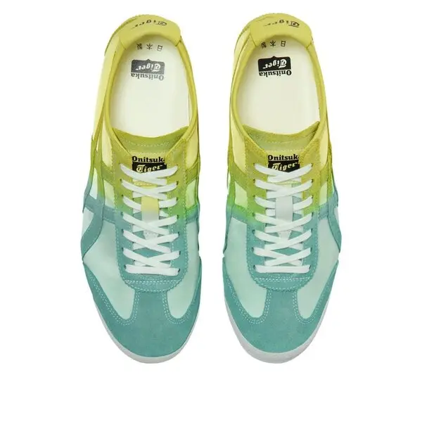 Onitsuka Tiger Nippon Made Mexico 66 Low Top Sneakers - Green/yellow