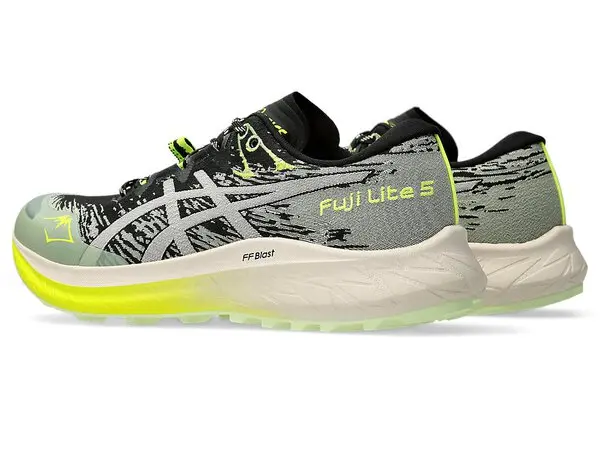 Asics Fuji Lite Trail Running Sneakers - Black/oatmeal