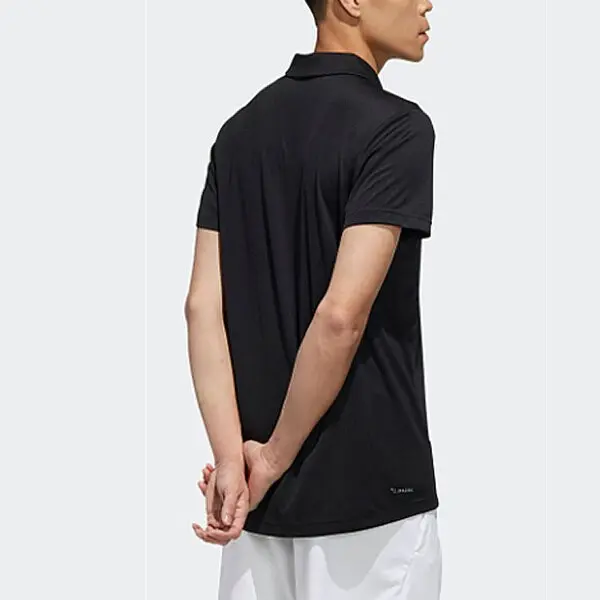 Adidas Training Sports Short-sleeve Polo Shirt - Black