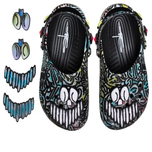 CROCS X Slawn Classic Clog - Black/multi-color