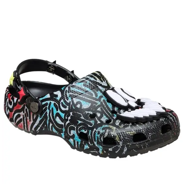 CROCS X Slawn Classic Clog - Black/multi-color