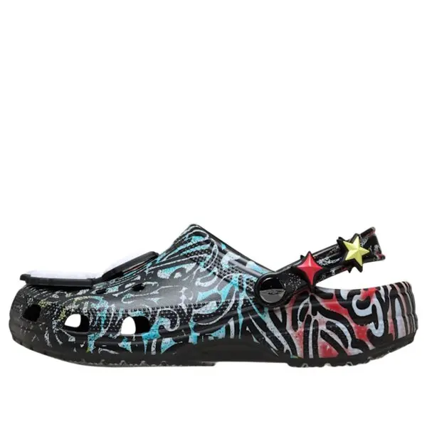 CROCS X Slawn Classic Clog - Black/multi-color