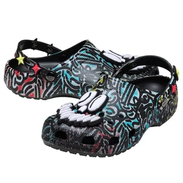 CROCS X Slawn Classic Clog - Black/multi-color