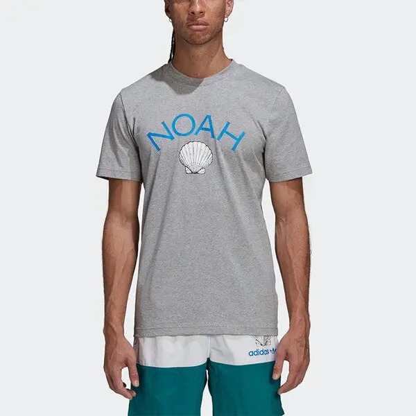 Adidas Originals X Noah Shell Logo Tee Male - Grey