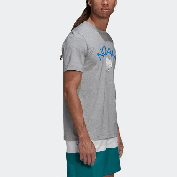 Adidas Originals X Noah Shell Logo Tee Male - Grey