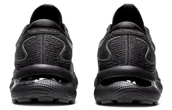 Asics Gel-nimbus 24 "triple " Low Top Athletic Footwear - Black