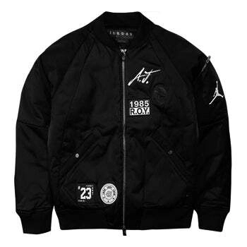 JORDAN Ma-1 Aviator Bomber Jacket - Black