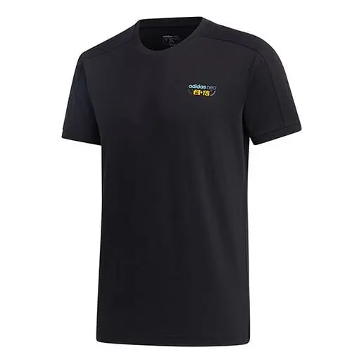 Adidas Neo Gk Tee3 Printing Short Sleeve - Black