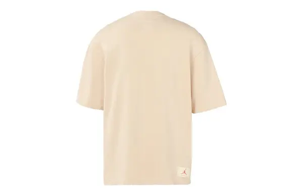 JORDAN X Union Crossover Round Neck Tee 'khaki