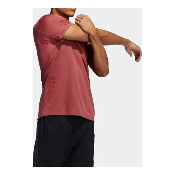 Adidas Training Short Sleeve Tee - Pinkred