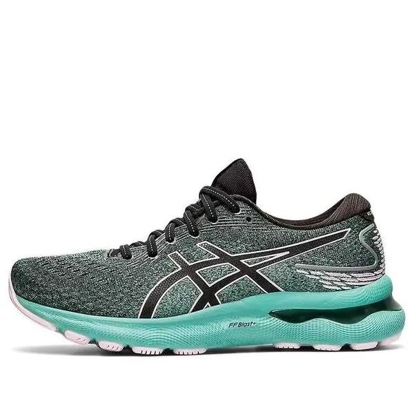 Asics Gel-nimbus 24 Running Shoe - Black/green