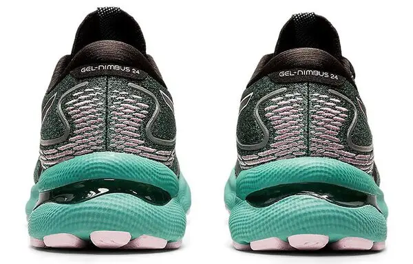 Asics Gel-nimbus 24 Running Shoe - Black/green