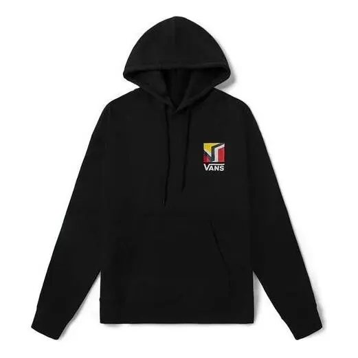 VANS Pullover Hoodie With Graphic Logo - Black/white/red