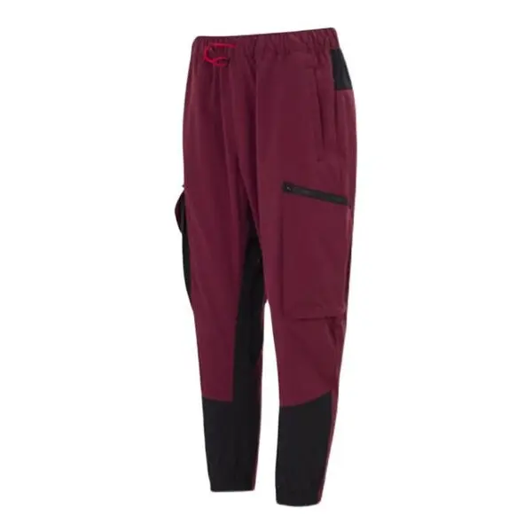 Adidas Cny Wvpnt Contrast Color Stitching Sports Pants/trousers/joggers Red - Default Color
