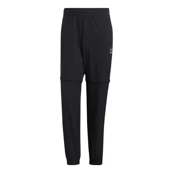 Adidas Neo Sw 2n1 Tp Woven Bundle Feet Detachable Sports Pants/trousers/joggers Black - Multi-color