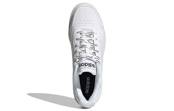 Adidas Hoops 2.0 Low Top Sneakers - White/brown