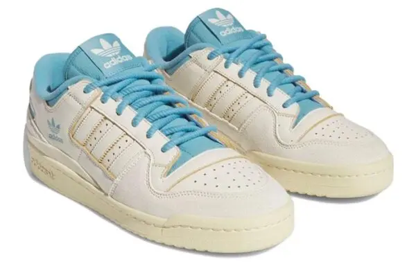 Adidas Originals Forum 84 Low Cl Sneakers - White/blue