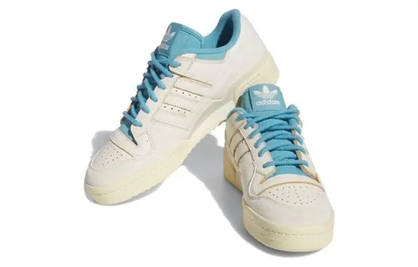 Adidas Originals Forum 84 Low Cl Sneakers - White/blue