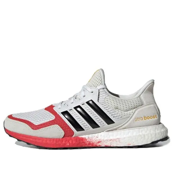 Adidas Ultraboost Dna 'grey Lush Red' Sneakers - Grey/red