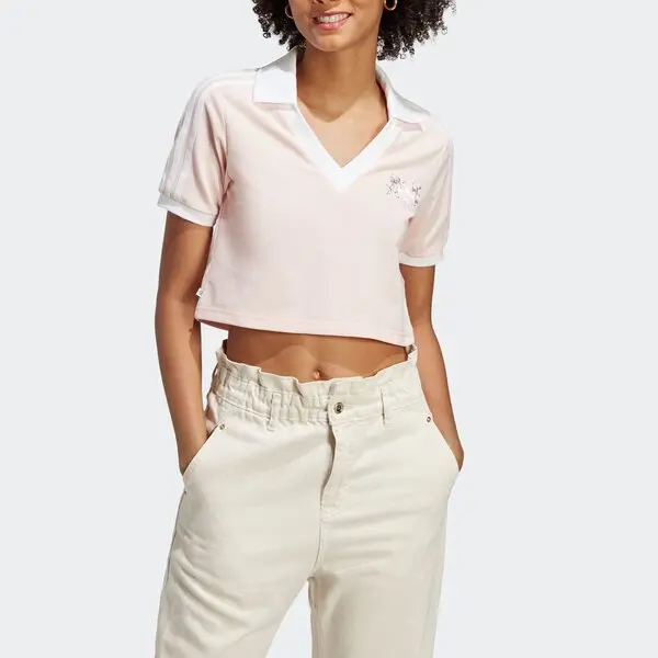 Adidas Originals Cropped Polo Shirt