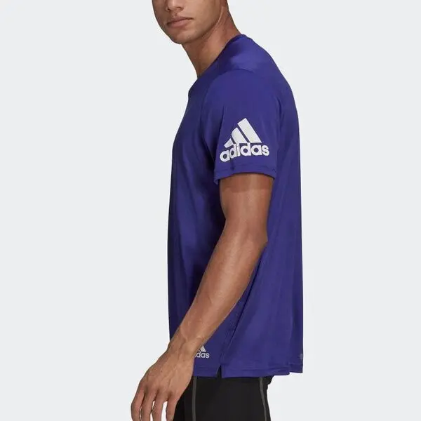 Adidas Short Sleeve Crewneck T-shirt With Shoulder Logo - Multi-color