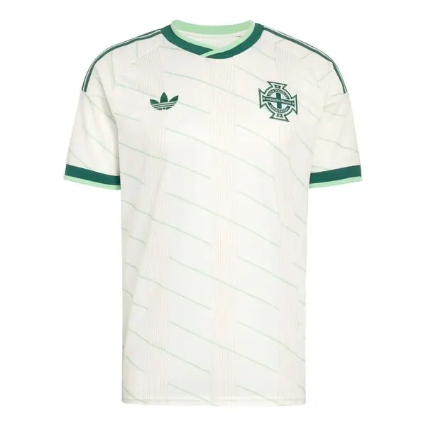 Adidas Northern Ireland 2026 Away Jersey Asia Sizing 'cloud White Tech Forest - Cloud White/tech Forest