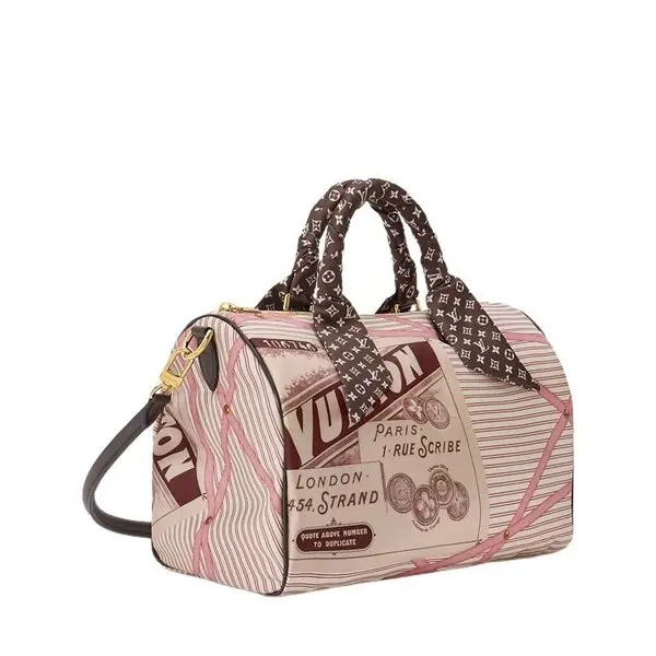 LOUIS VUITTON Speedy Soft 30 - Beige/pink