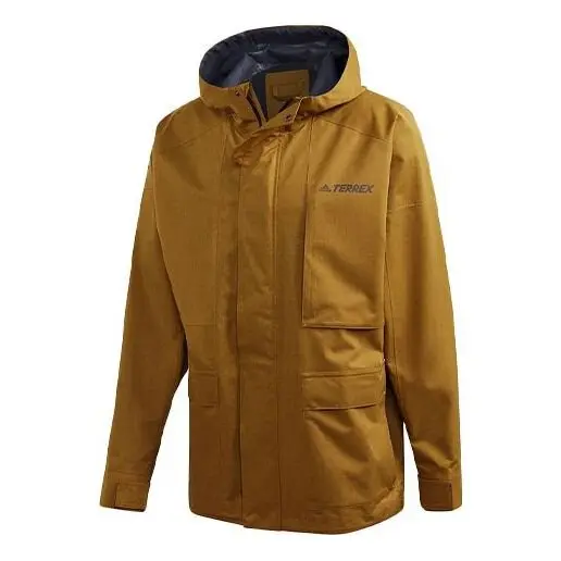 Adidas Xplr 2.5l R.r J Hooded Jacket - Yellow