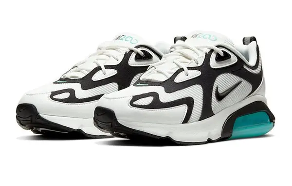 Nike Max 200 Athletic Sneakers - Black/white