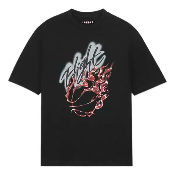 JORDAN X Travis Scott Flight Graphic T-shirt Asia Sizing - Black