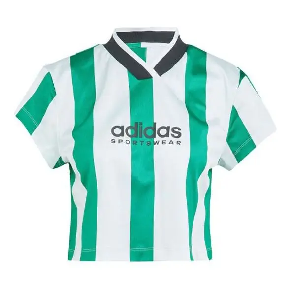 Adidas Tiro Colorblock Crop Top - Green/multi-color