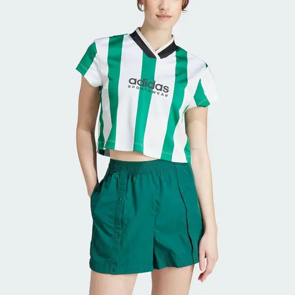 Adidas Tiro Colorblock Crop Top
