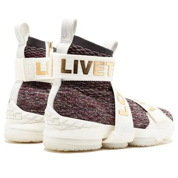 Nike Kith X Lebron Lifestyle 15 'stained Glass' Sneakers - White/gold