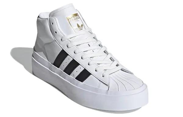 Adidas 424 X Pro Model Mid Top Sneakers - White