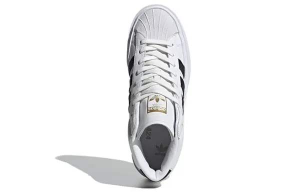 Adidas 424 X Pro Model Mid Top Sneakers - White