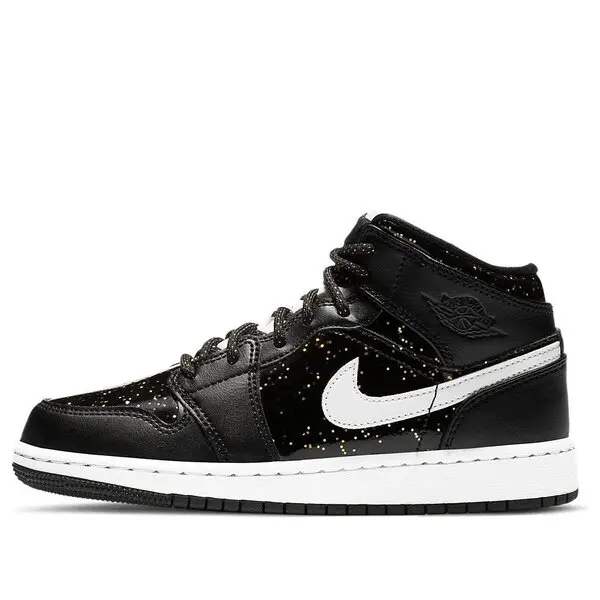 JORDAN 1 Mid Se 'black Glitter' Sneakers