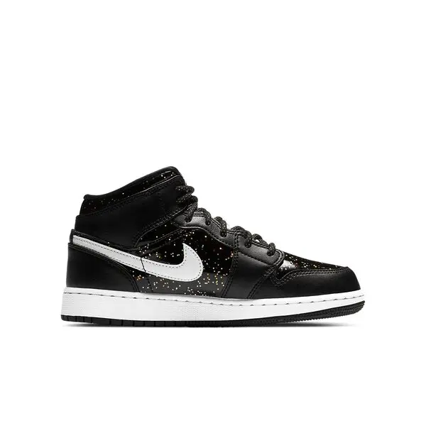 JORDAN 1 Mid Se 'black Glitter' Sneakers