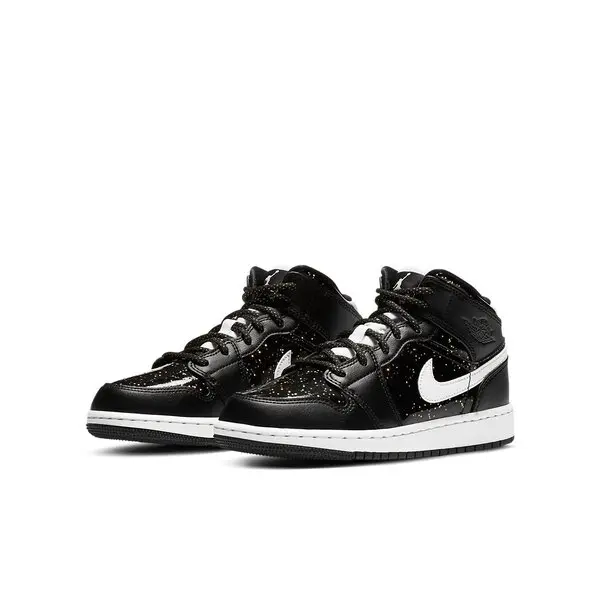 JORDAN 1 Mid Se 'black Glitter' Sneakers