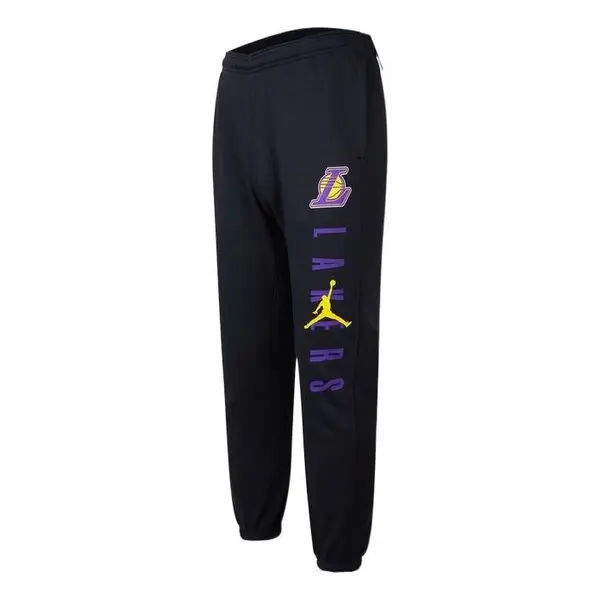 JORDAN Nba Courtside Statement Edition Los Angeles Lakers Bundle Feet Sports Long Pants - Black