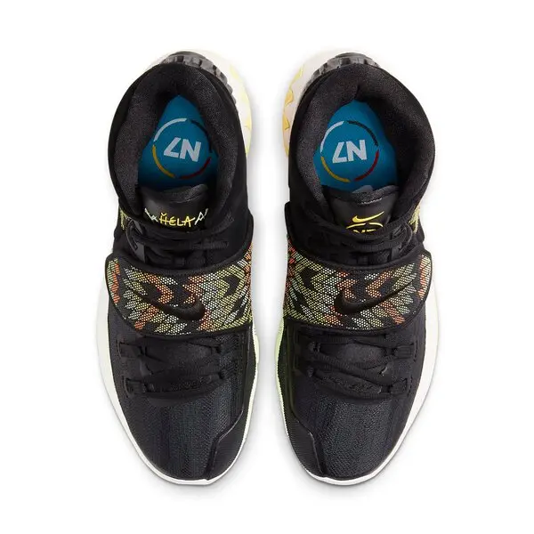 Nike Kyrie 6 'n7 Standing Rocks' High Top Sneakers - Black