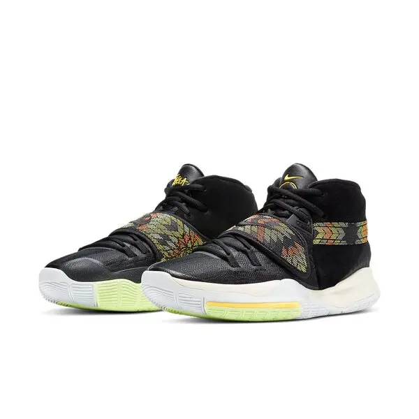 Nike Kyrie 6 'n7 Standing Rocks' High Top Sneakers - Black
