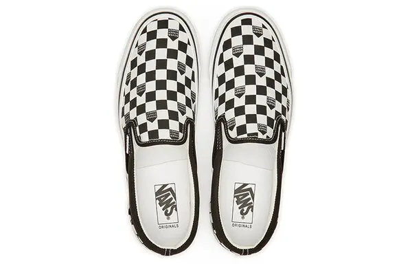 VANS X Dover Street Market Og Classic Slip-on Lx Checkerboard - Blackwhite