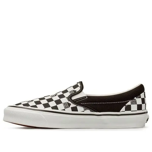 VANS X Dover Street Market Og Classic Slip-on Lx Checkerboard - Blackwhite