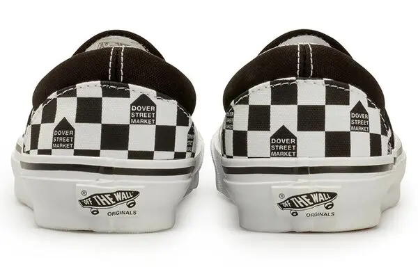 VANS X Dover Street Market Og Classic Slip-on Lx Checkerboard - Blackwhite