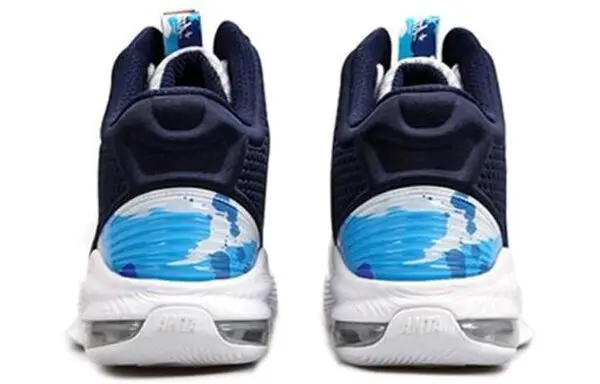 ANTA X Stash Basketball Series Sneakers - White/blue