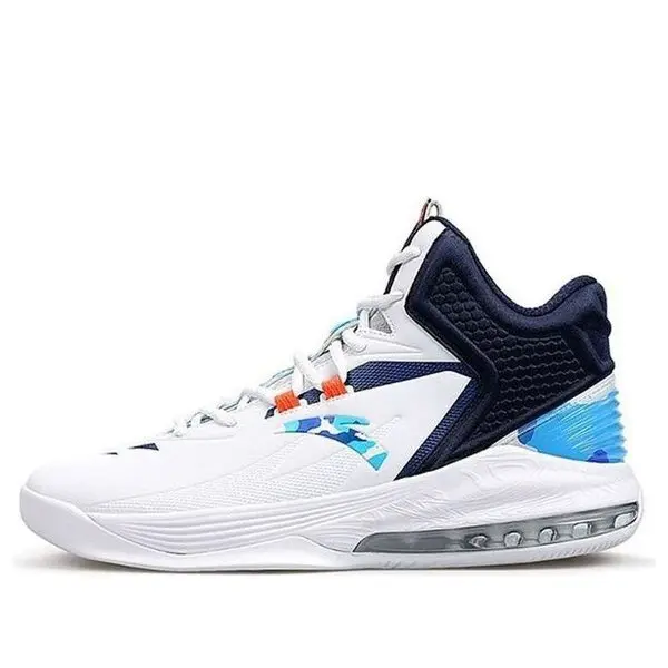 ANTA X Stash Basketball Series Sneakers - White/blue