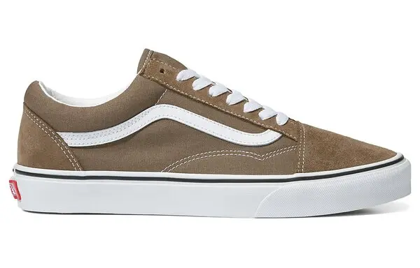 VANS Old Skool Low Top Sneakers - Brown/white