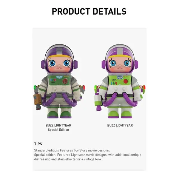 POP MART X Disney Mega Space Molly 400% Buzz Lightyear Special Edition Figure