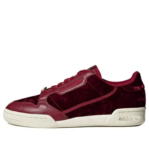 Adidas Continental 80 Velvet Pack Sneakers - Red