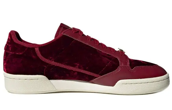 Adidas Continental 80 Velvet Pack Sneakers - Red